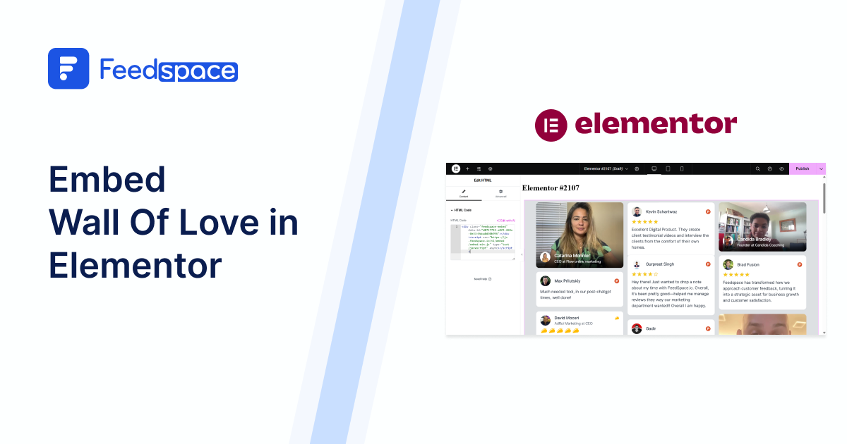 Embed Wall Of Love Code in Elementor | Step-by-Step Guide