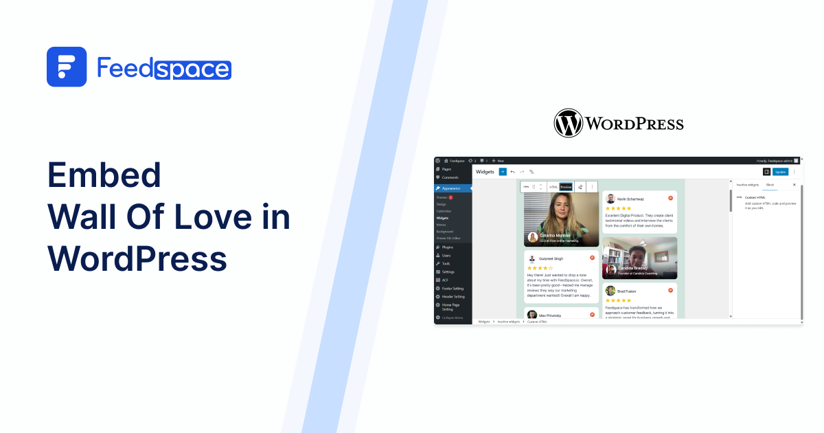 Embed Wall of Love Code in WordPress | Step-by-Step Guide