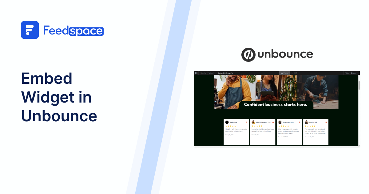 Embed Widget Code in Unbounce | Step-by-Step Guide