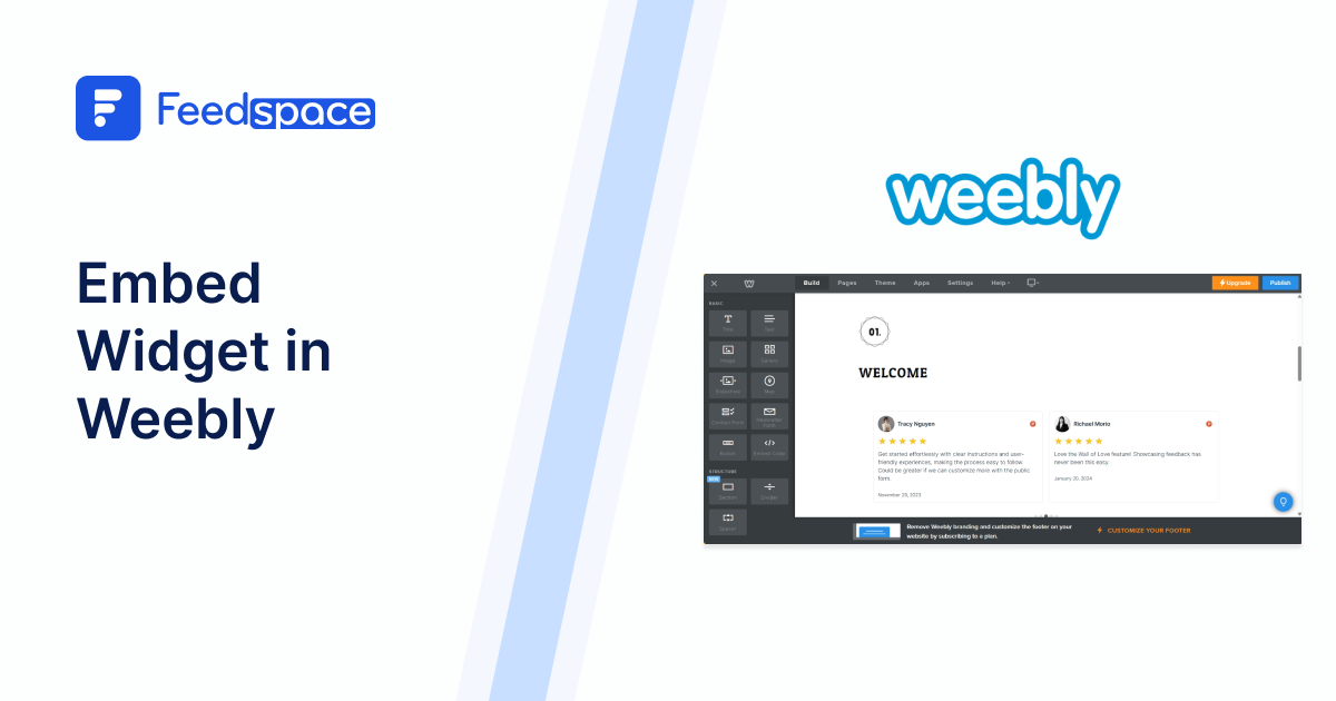 Embed Widget Code in Weebly | Step-by-Step Guide