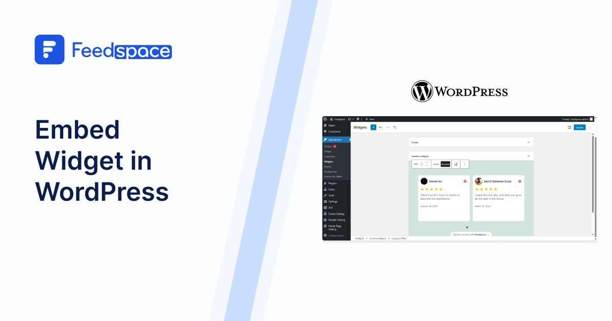 Easily add Feedspace widget to Shopify stores