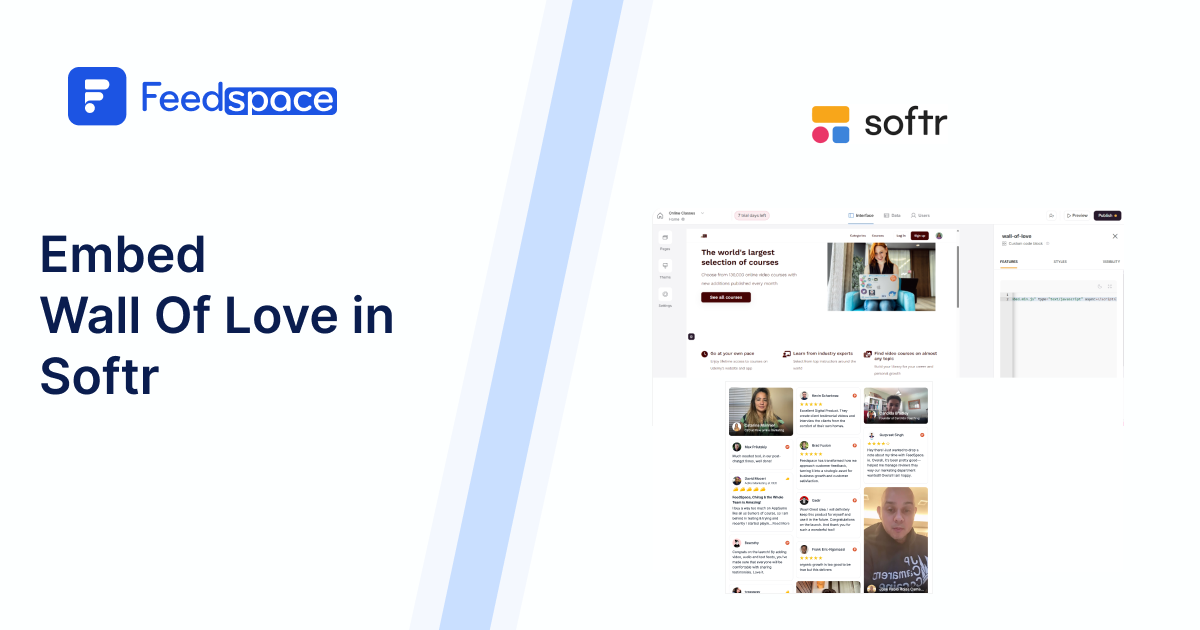 Embed Wall Of Love Code in Softr.io | Step-by-Step Guide