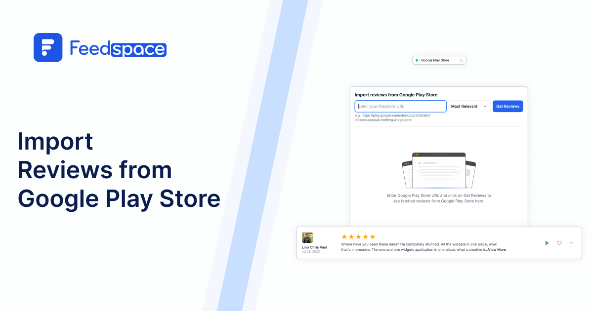 Import Google Play Reviews into Feedspace – Quick Guide