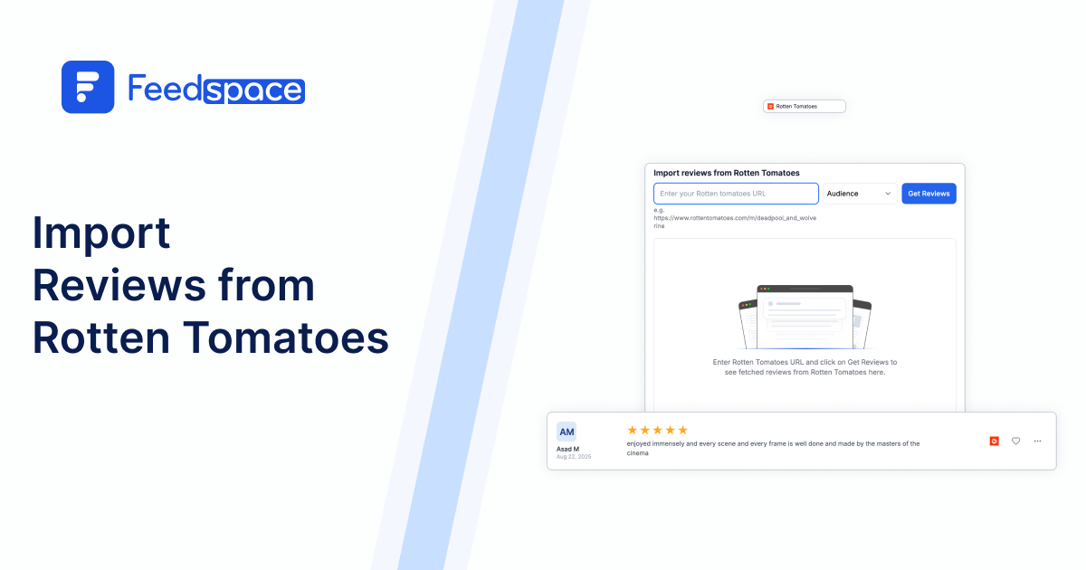 Rotten Tomatoes Reviews – Feedspace Support